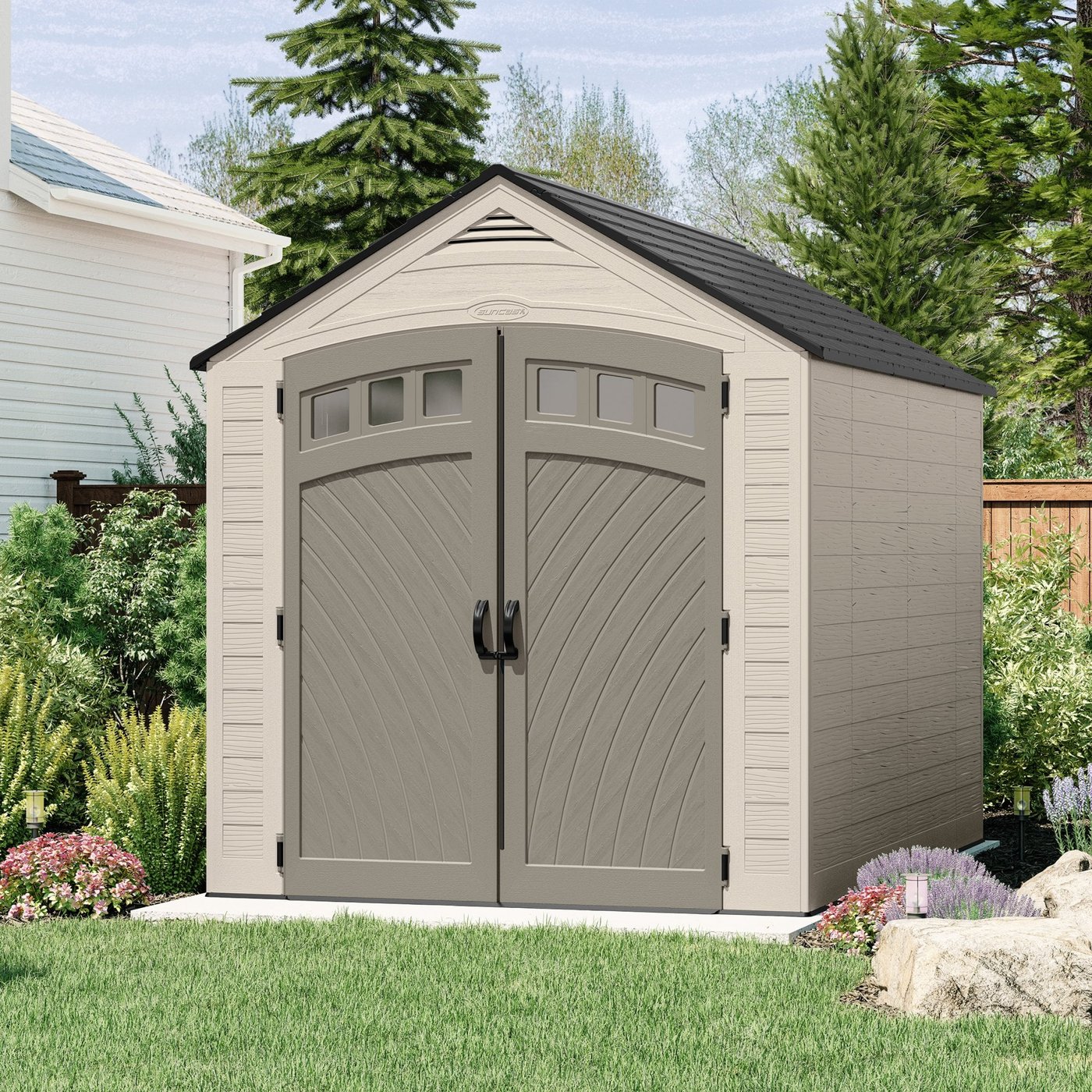 Suncast Vista Shed 7' x 10' | Greenhouse Stores