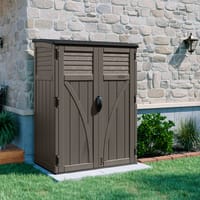 Suncast Aston Large Storage Cabinet Stone Grey
